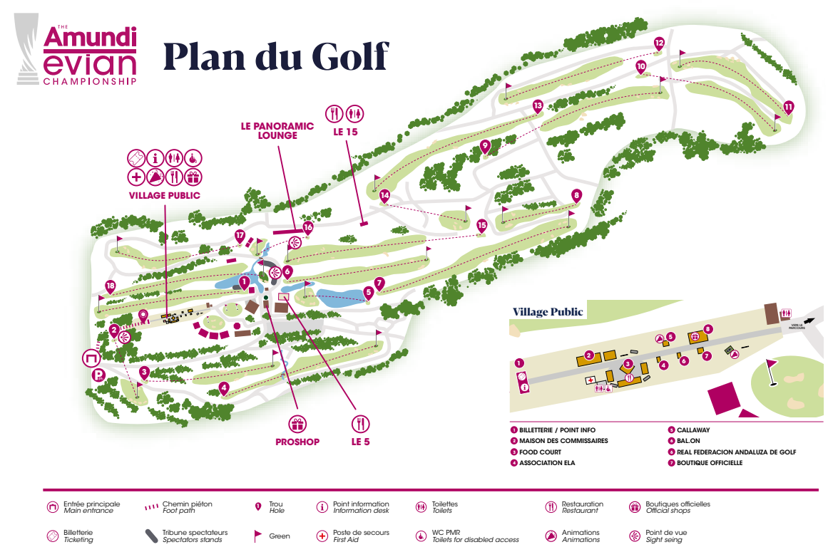 Informations pratiques | The Amundi Evian Championship